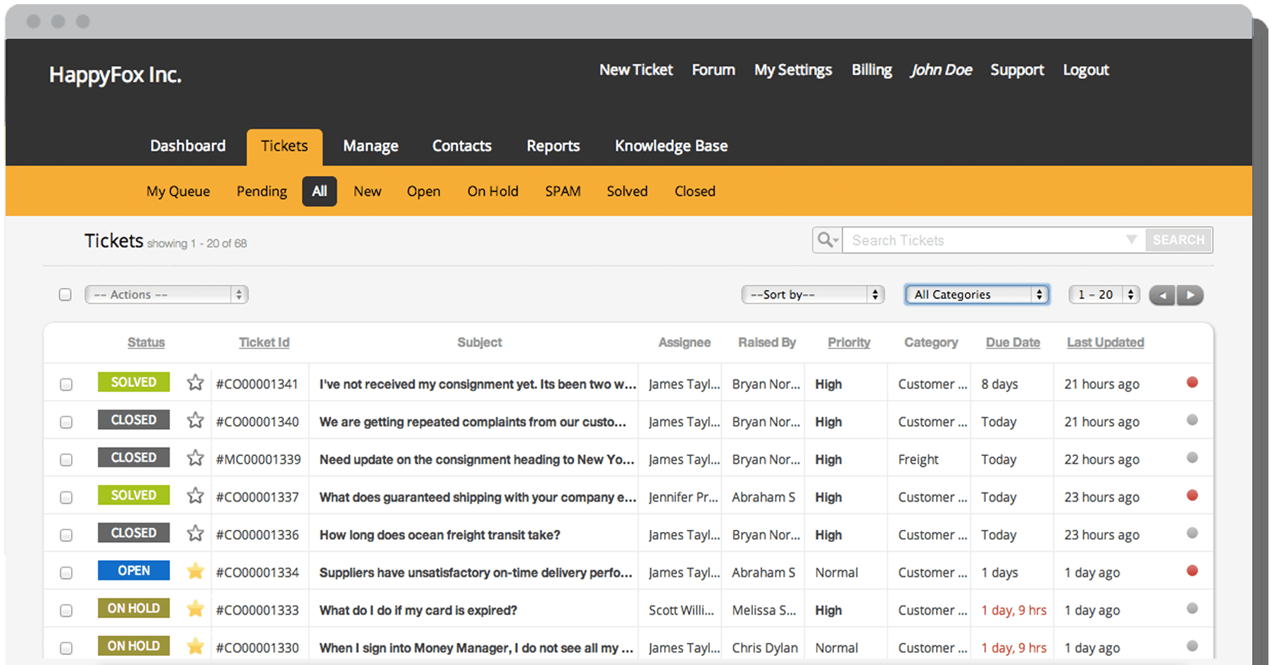 Case Management Help Desk Software HappyFox