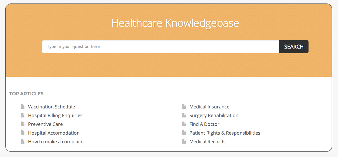 Hospital Help Desk Software | Healthcare Customer Service Software