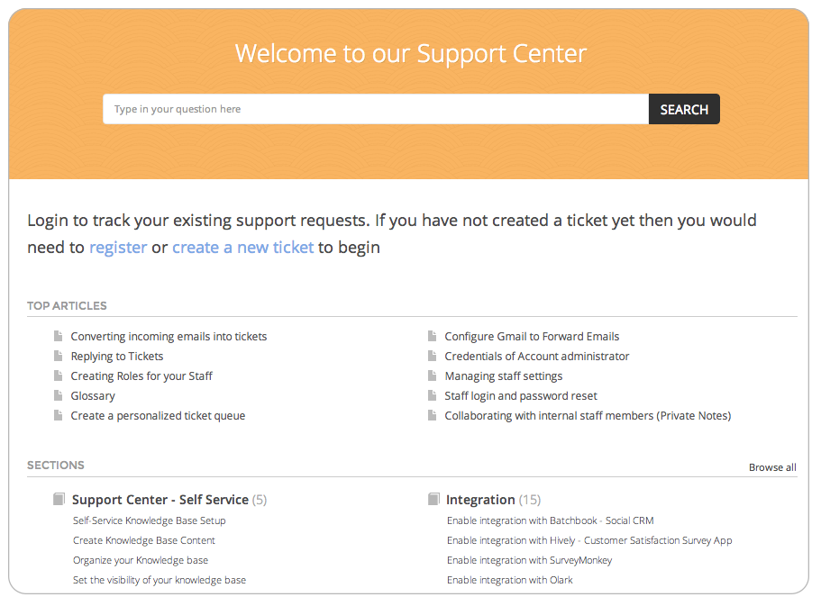 Online Help Desk Software | Self Service Knowledge Base | Community Forum